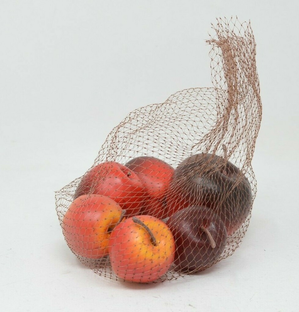 6 Decorative Plastic Apples | eBay