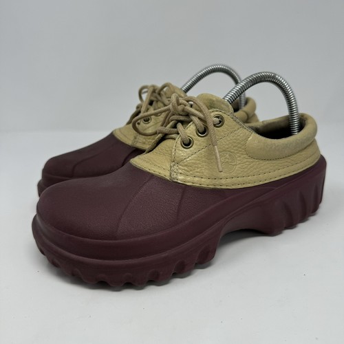 Crocs Axle Islander All Terrain Leather Boat Shoes Men's 6 Women's 8 ...