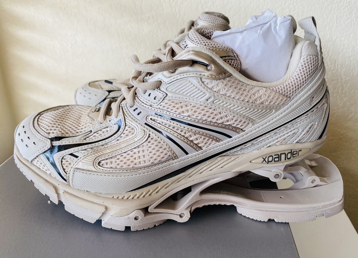 NEW BALENCIAGA MEN'S BEIGE BLACK SNEAKER X-PANDER TRACK NEW BALENCIAGA MEN'S BEIGE BLACK SNEAKER X-PANDER TRACK