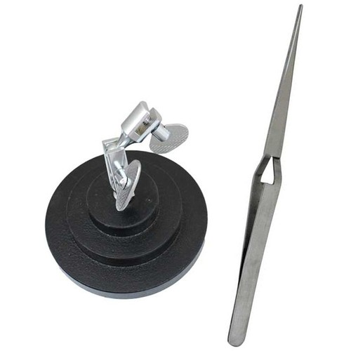 Third Hand Base & Cross Locking Tweezer 3rd Helping Jewelry Soldering ...