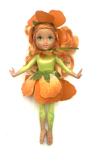 Barbie Fairytopia Flower Fairy Omma Doll Orange Glitter 5" | eBay