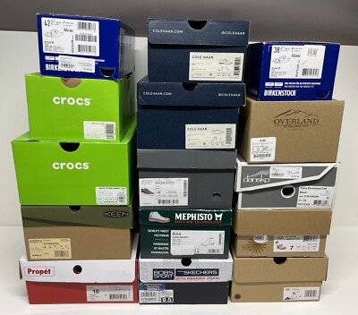 Lot of 15 EMPTY Replacement Shoe Boxes: Birkenstock, Crocs, UGG, Keen ...