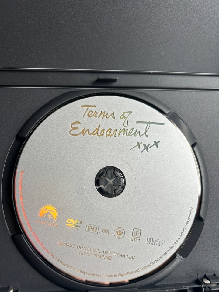 Terms of Endearment XXX - Jack Nicholson - DVD Movie. | eBay