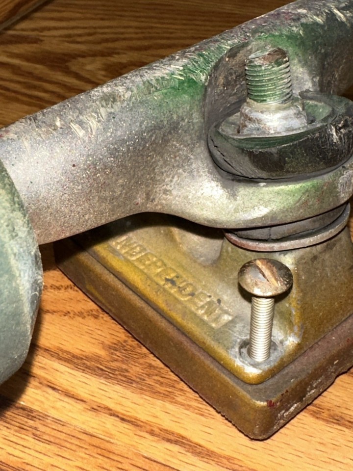 Vintage Independent Skateboard Trucks With Kryptonics USA 64MM Green ...