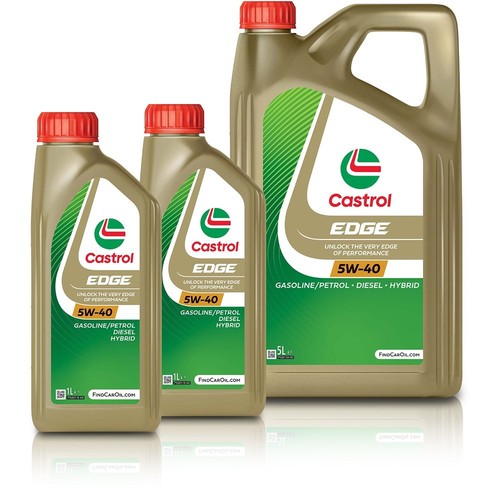 7L LITRES 5W-40 CASTROL EDGE FLUID TITANIUM HUILE DE MOTEUR POUR ...