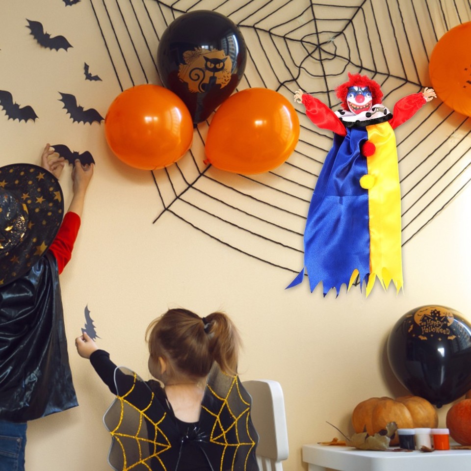 Halloween Decorations Clown Props for Haunted House Creepy Hanging ...