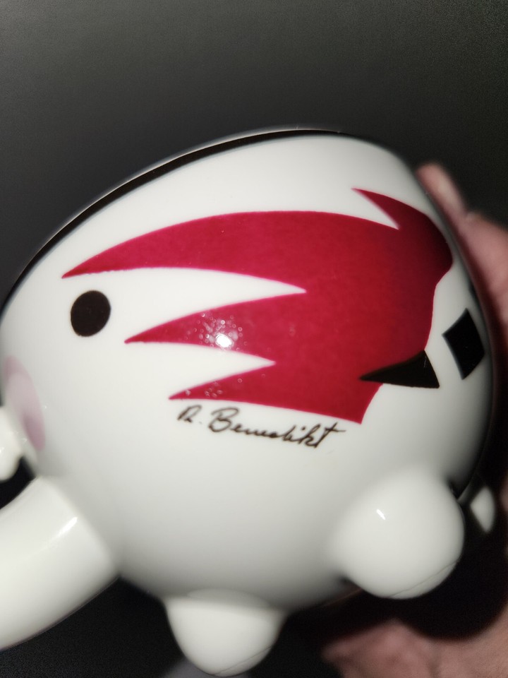 3 EXC TEA Coffee CUPS RARE Footed Vtg Villeroy and Boch Benedikt Animal ...