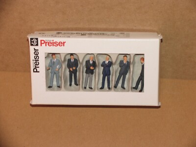 Preiser Businessmen Figures People 68213 1:50 For O Scale Model Trains ...