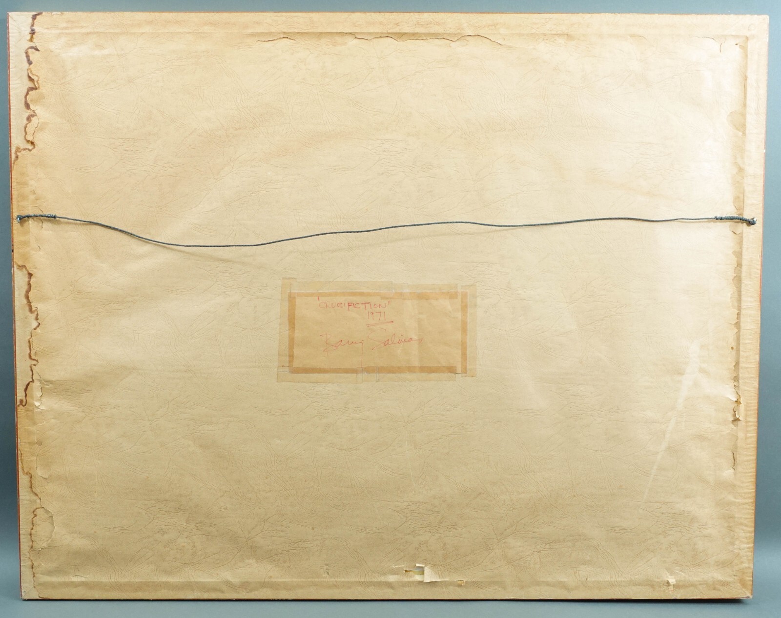 Baruj Salinas (Cuban, B. 1935) Original Mixed Media Painting "Crucifiction" 1971 | eBay