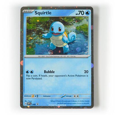 Pokemon - Squirtle Cosmos Holo - SVP048 - Black Star Promo Card | eBay