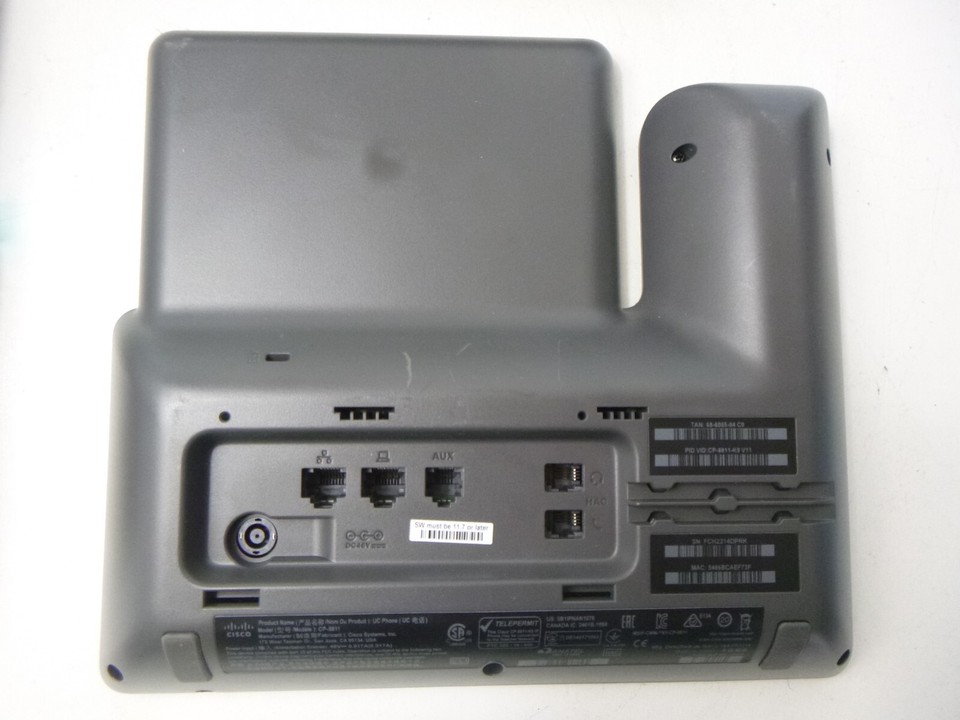 LOT OF4 Cisco 8811 IP Phone CP-8811 Telephones - No Handsets or Cords ...
