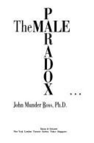 The Male Paradox - Hardcover By Ross, John Munder - GOOD 9780671705176 ...