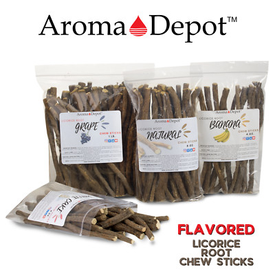 Chew Stick 8 oz. Licorice Root Flavored 100% Pure Turkish Glycyrrhiza ...