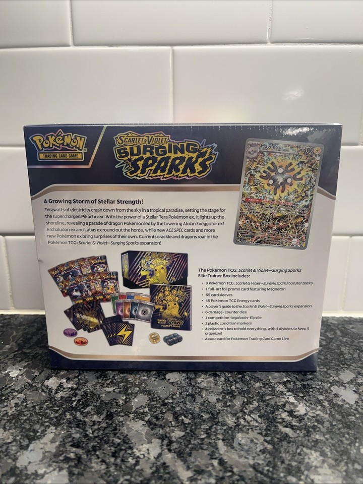 Pokemon Scarlet & Violet Surging Sparks Pokemon Center ETB Elite ...