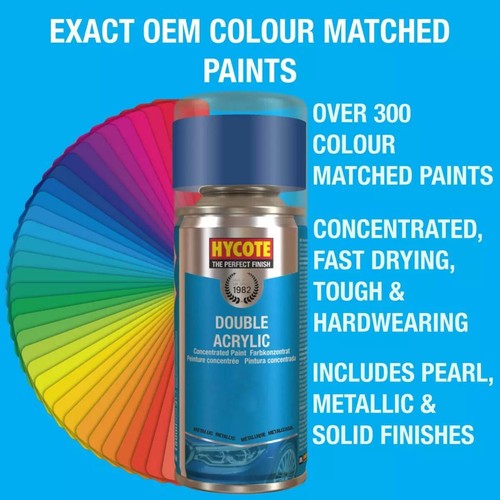 Hycote Colour Spray Paint XDMZ401 Mazda Silver Stone (Metallic) 150ml ...