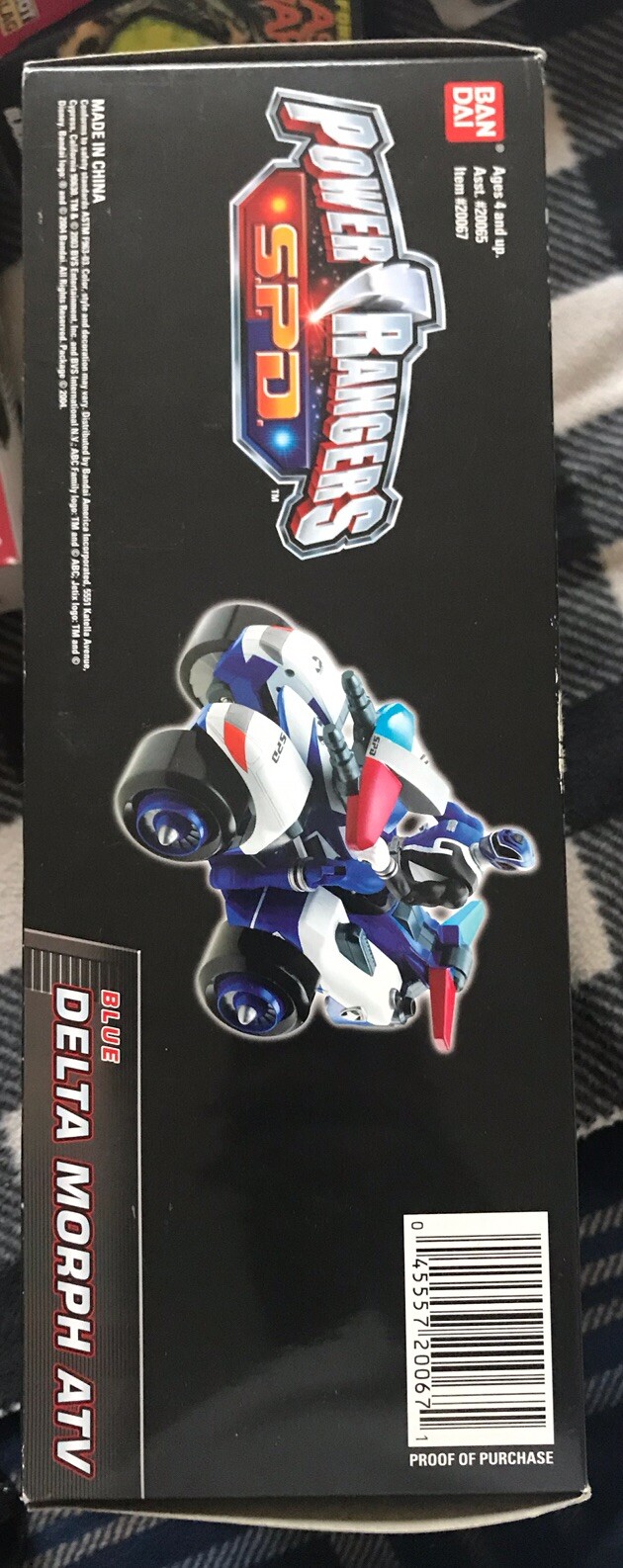 Power Rangers SPD Delta Morph ATV Blue New Sealed 2005 MISB | eBay