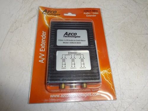 AZCO TECHNOLOGIES AZBLN-8830 AUDIO/VIDEO EXTENDER | eBay