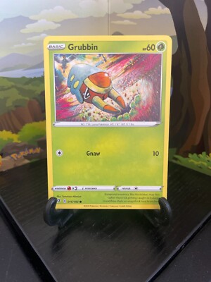 Grubbin 016/192 - Rebel Clash - Common - Pokemon Card TCG - LP | eBay