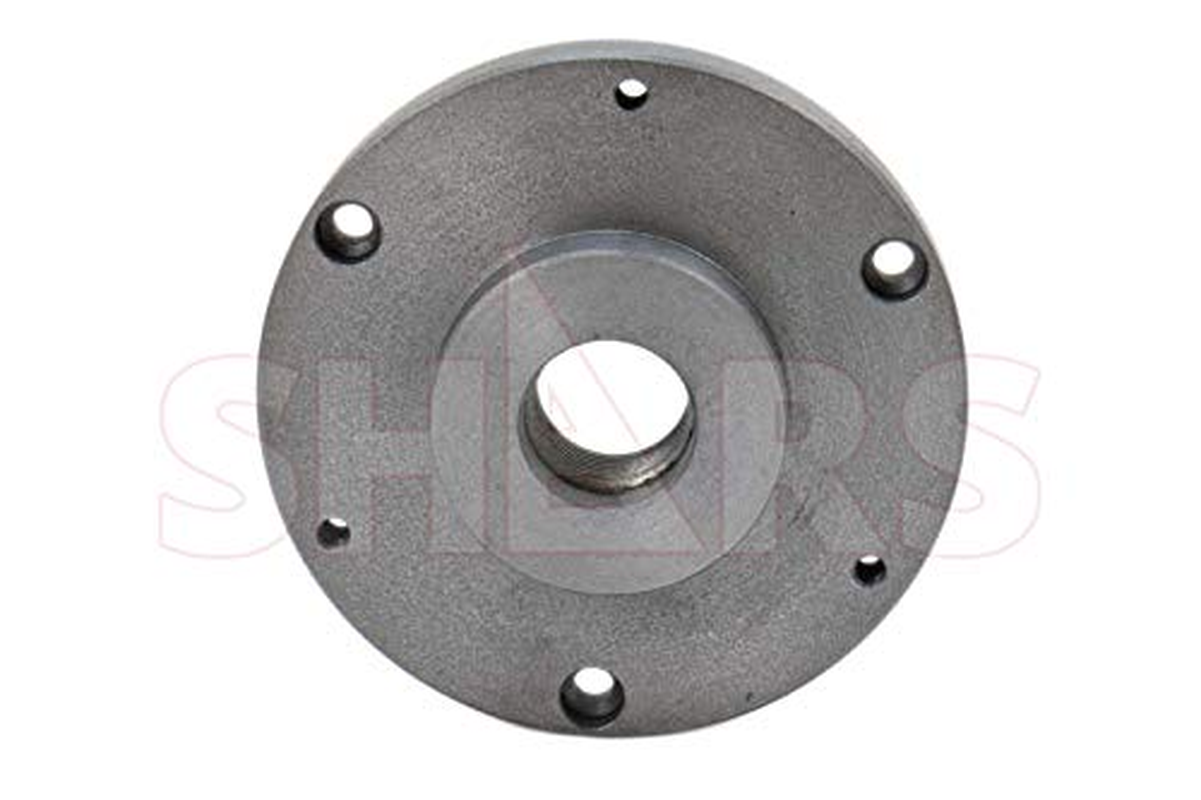 6" Fully Machined Threaded Back Plate 1-1/2-8 for 3 or 4 Jaw Self ...