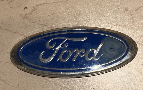 Ford OEM Blue & Chrome Oval 4.125" Emblem Badge Logo Nameplate E1GB ...