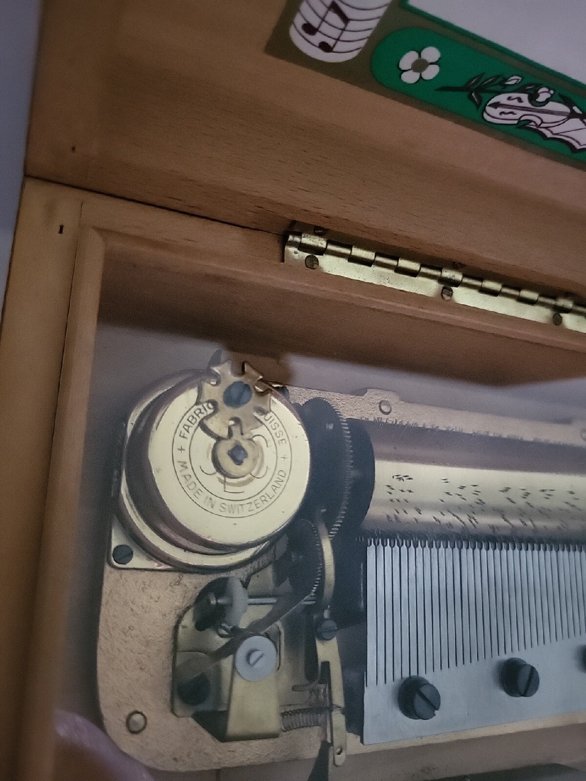 Cuendet L'Auberson Swiss Music Box. Works Great. | eBay