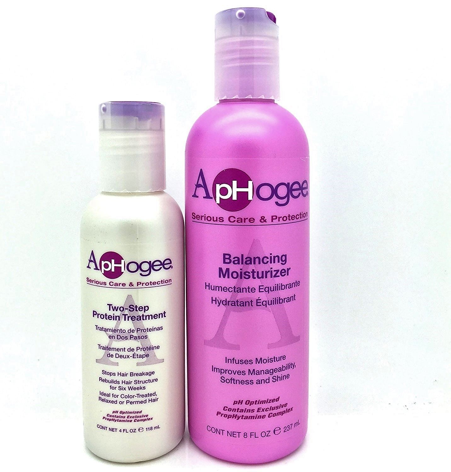Aphogee Two Step Protein Treatment 118ml+ Aphogee Balancing Moisturizer ...