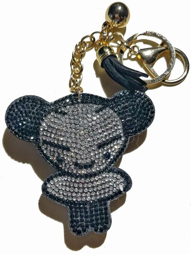 FASHION ACCESSORY Crystal Rhinestone Black Leather Naughty Girl ...