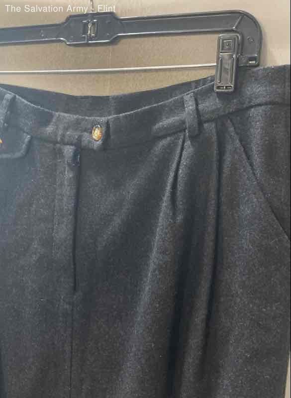 Orvis Womens Black Carded Wool Slash Pocket Straight & Pencil Skirt ...