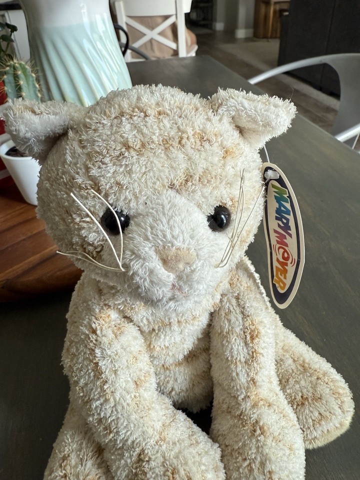 Mary Meyer Sweet Rascals Plush Cat Beige Tabby Striped Kitty Stuffed ...