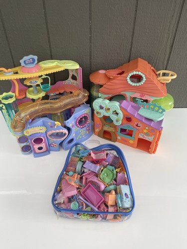 Littlest Pet Shop LPS HUGE 150+Accessories Lot & Playsets Vintage ...