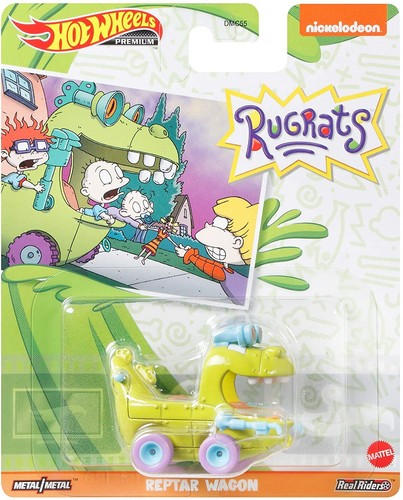 Reptar Wagon Rugrats Car Model 1:64 Scale 6cm Hot Wheels | eBay UK
