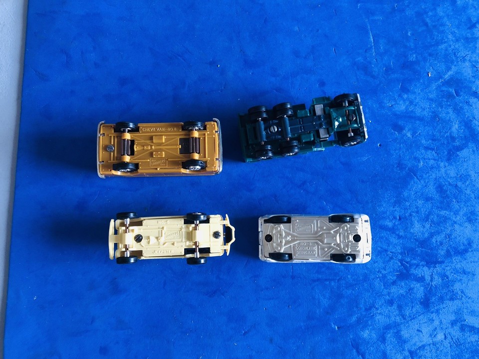 4 LINDBERG MINI LINDY Dump Truck, Jeep stet , Van & Corvette Boxed | eBay
