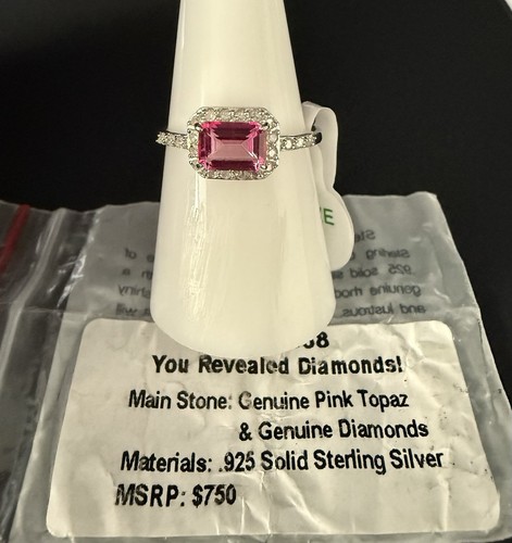 Bomb Party GENUINE DIAMOND Ring size 8 | eBay