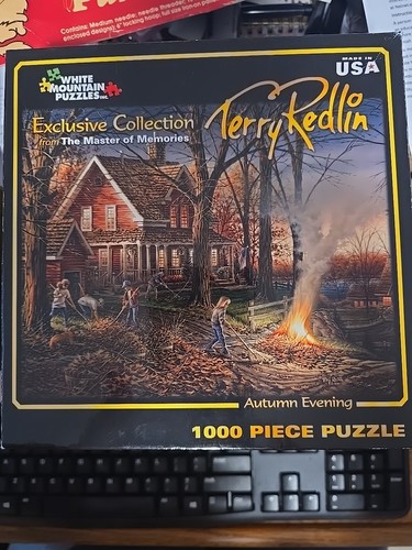 Terry Redlin AUTUMN EVENING 1000-Piece Jigsaw Puzzle White Mountain | eBay