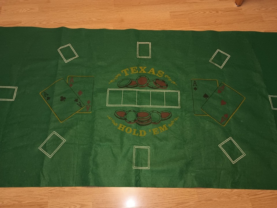 2 Sided Poker Felt Table Top Runner | eBay UK