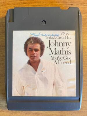 JOHNNY MATHIS YOU'VE GOT A FRIEND QUAD 8 TRACK TAPE TESTED LATE NITE ...