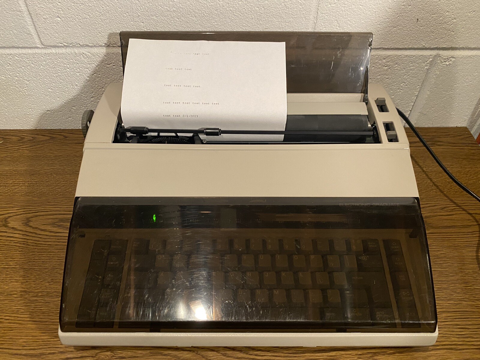 Vintage Sears Electronic Graduate Typewriter Model 161 | eBay