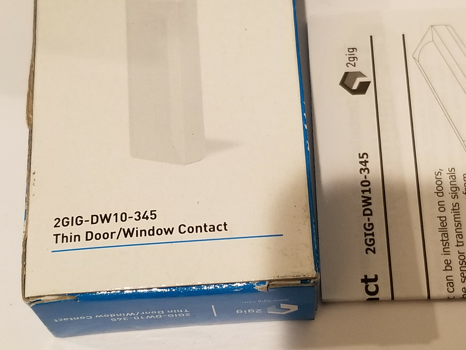 NEW 2GIG TECHNOLOGIES THIN DOOR/WINDOW CONTACT 2GIG-DW10-345 | eBay