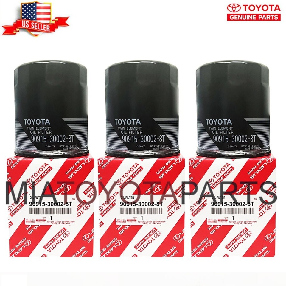 3 Pc Genuine Toyota Diesel Engine Oil Filter OEM 90915-30002-8T | eBay