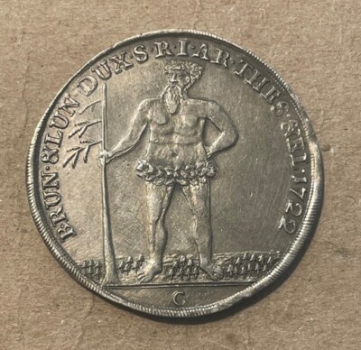 Bruns. Lune. (Germany) - 1722 Large Silver "Wildman" Thaler - Popular ...