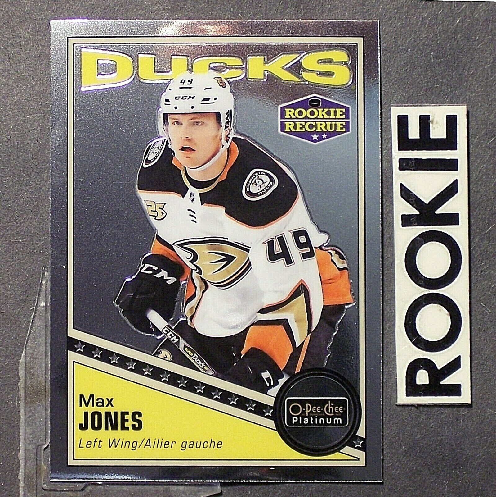 MAX JONES RC 2019-20 Platinum Retro #R-72 Anaheim Ducks | eBay