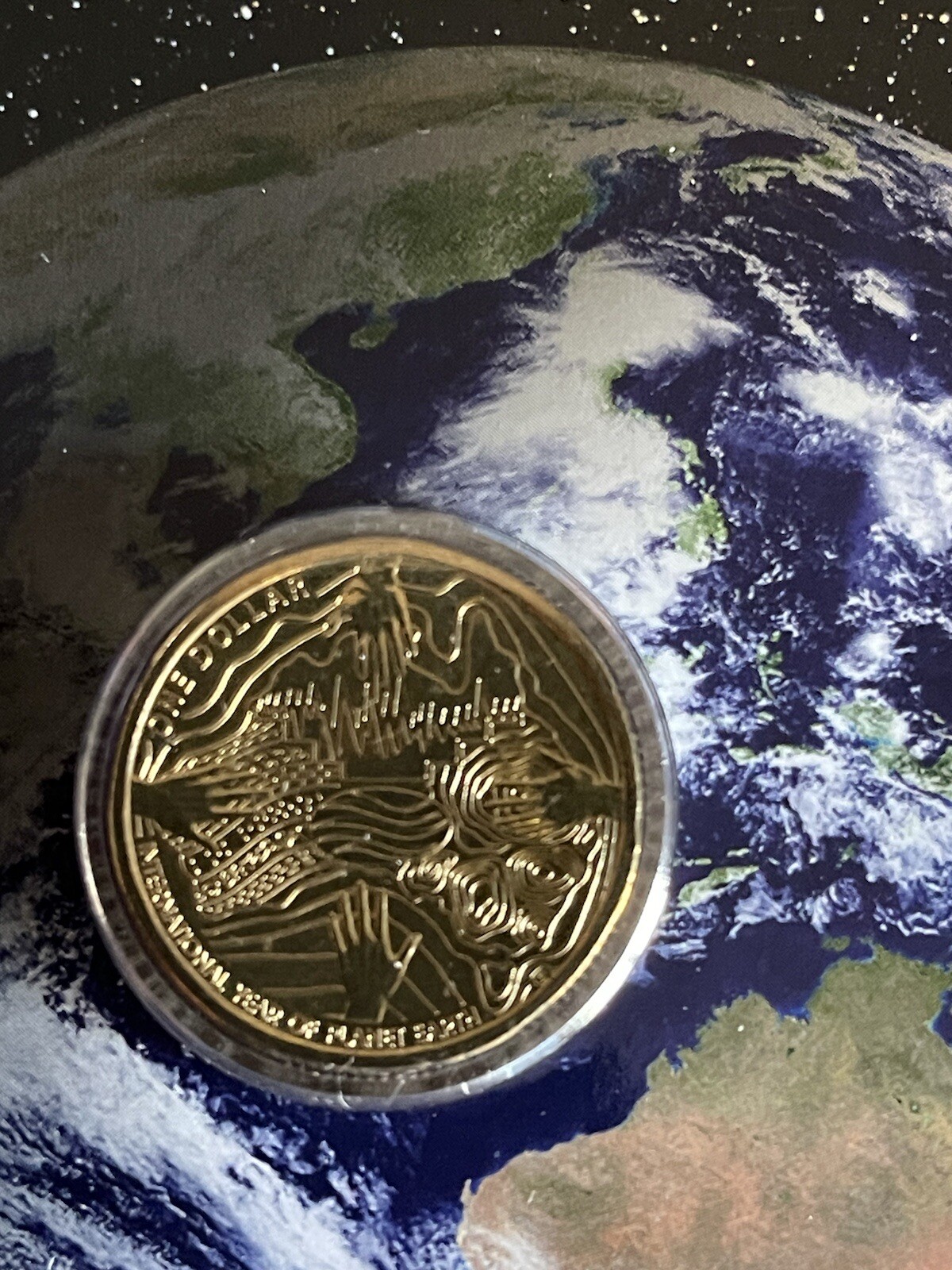 2008 International Year of Planet Earth Two Coin Unc Set - Royal ...