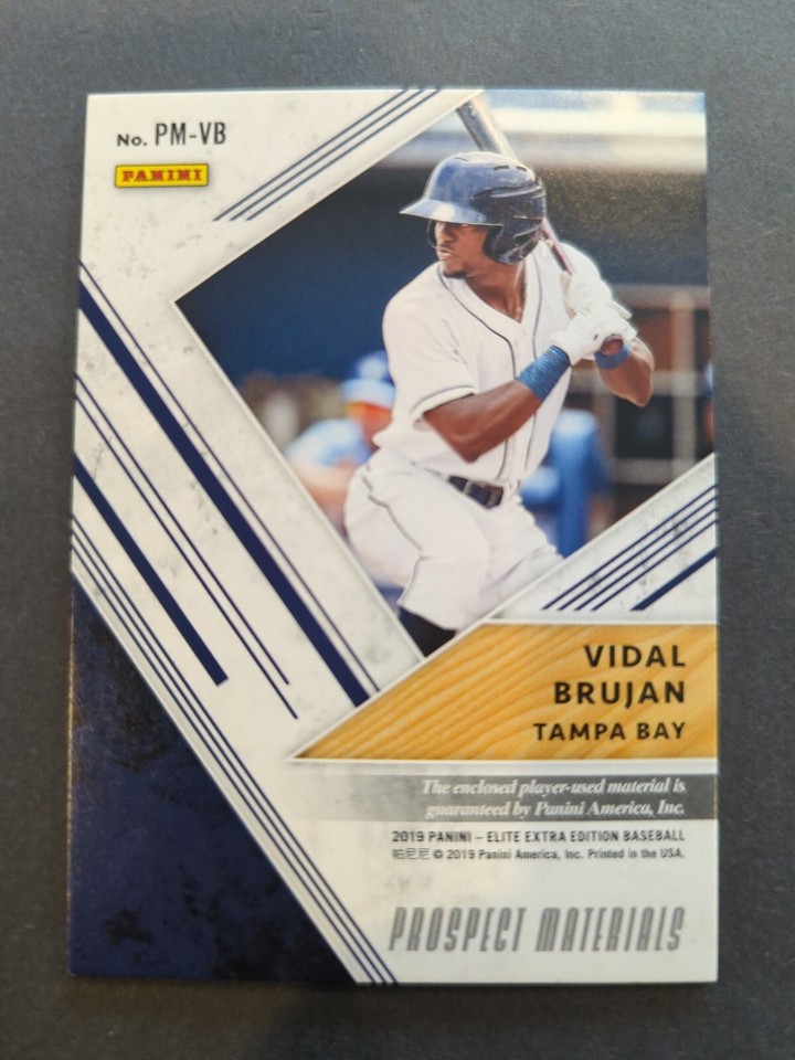 2019 Elite Extra Edition Prospect Materials Vidal Brujan #PM-VB /199 | eBay
