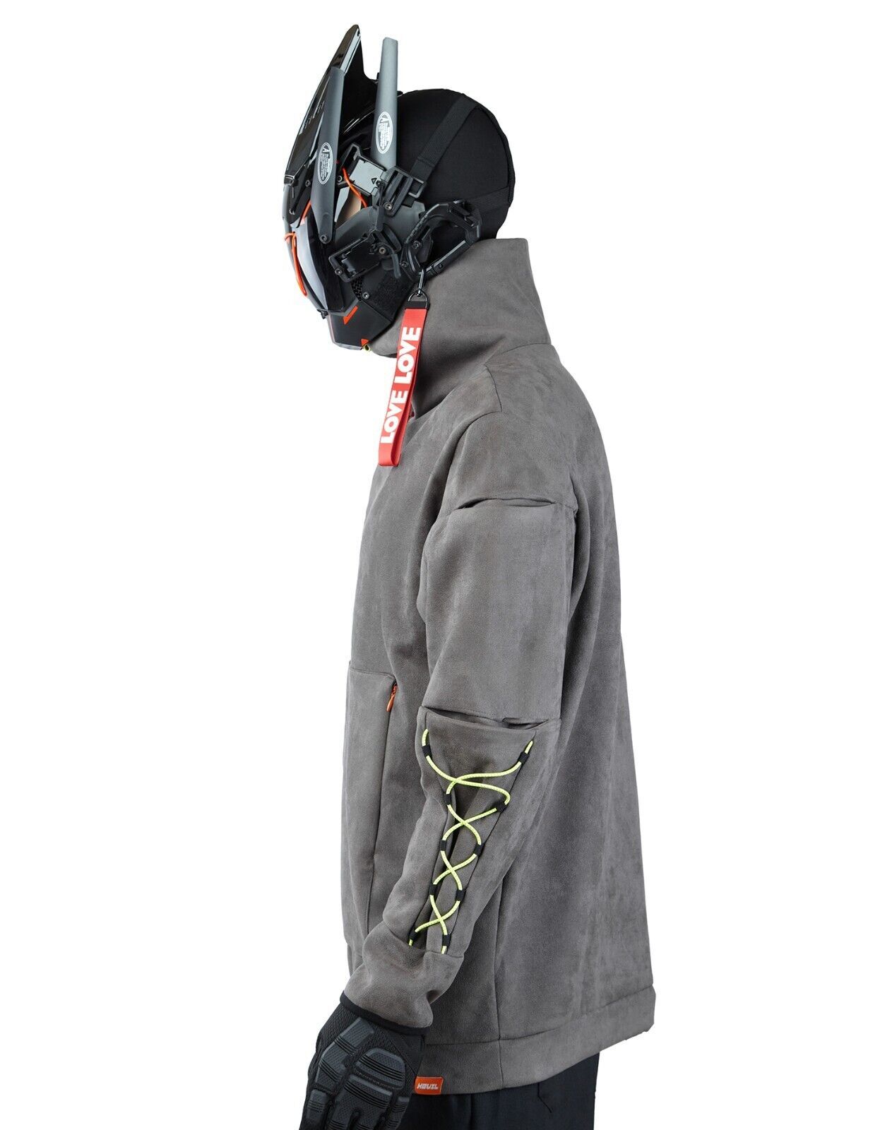 Niepce Neo Sweatshirt Jacket Cyberpunk Techwear Streetwear Turtleneck ...