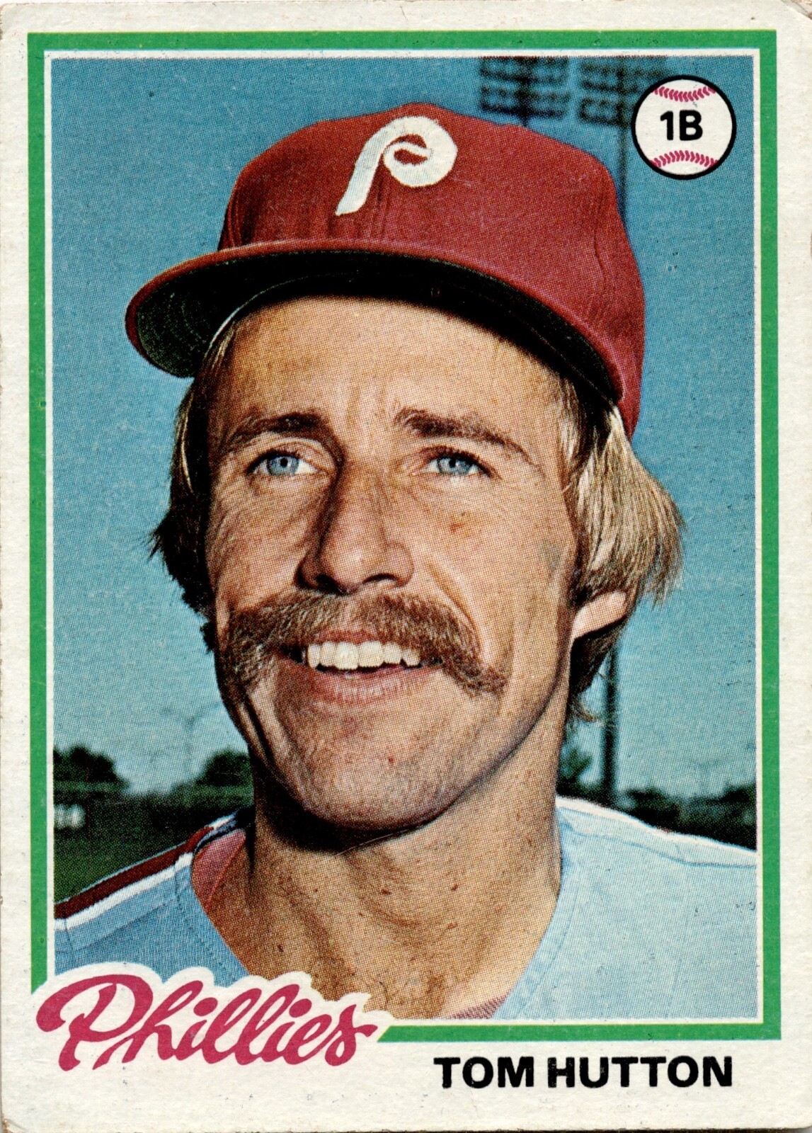 1978 Topps Tom Hutton Philadelphia Phillies #568 Vintage | eBay