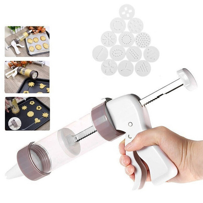 20pcs Biscuit Press Making Gun Biscuits Cake Mold Biscuit Press Make ...