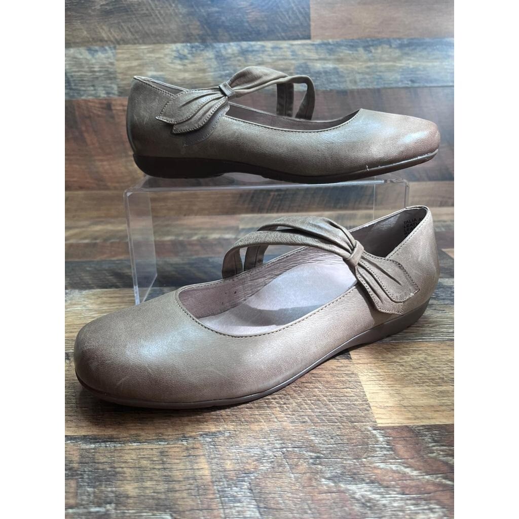 Abeo Women's Talia Mary Jane Shoes Narrow Tan Leather… - Gem