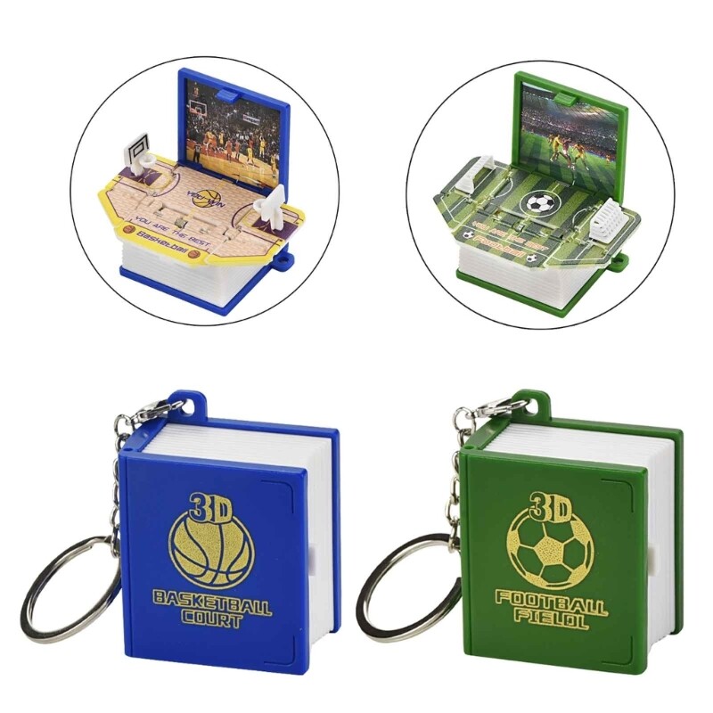 Novelty Football Keychain Handheld Game Toy Pop-Out Soccer World Kids ...