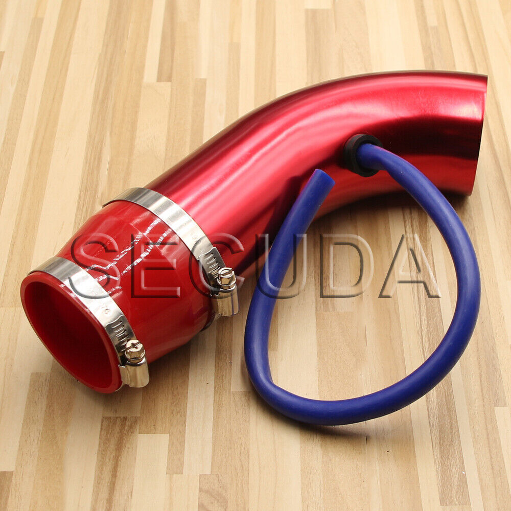 HQ Universal 3'' 76mm Aluminium Car Cold Air Intake Inlet Pipe Intake ...