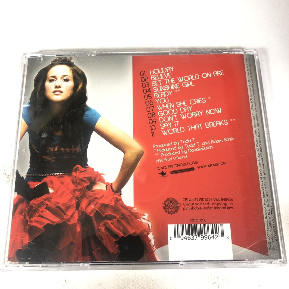 Say It by Britt Nicole (CD, May-2007, Sparrow Records) 94637996423| eBay